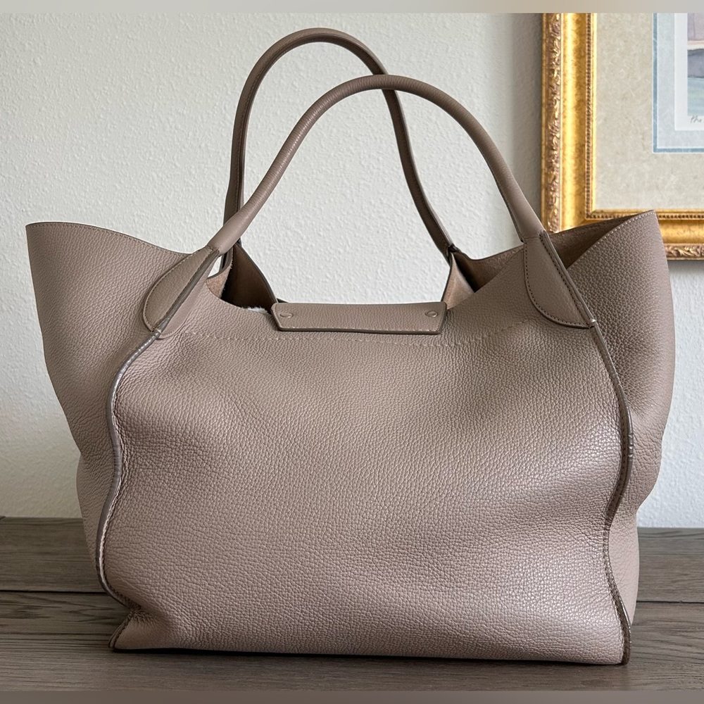 Celine Big Bag Grained Calfskin Large In Light Taupe - Gem